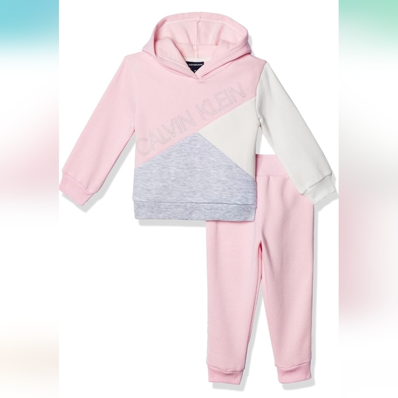adidas | Matching Sets | Calvin Klein Girls 2 Piece Hooded Jogging Set ...